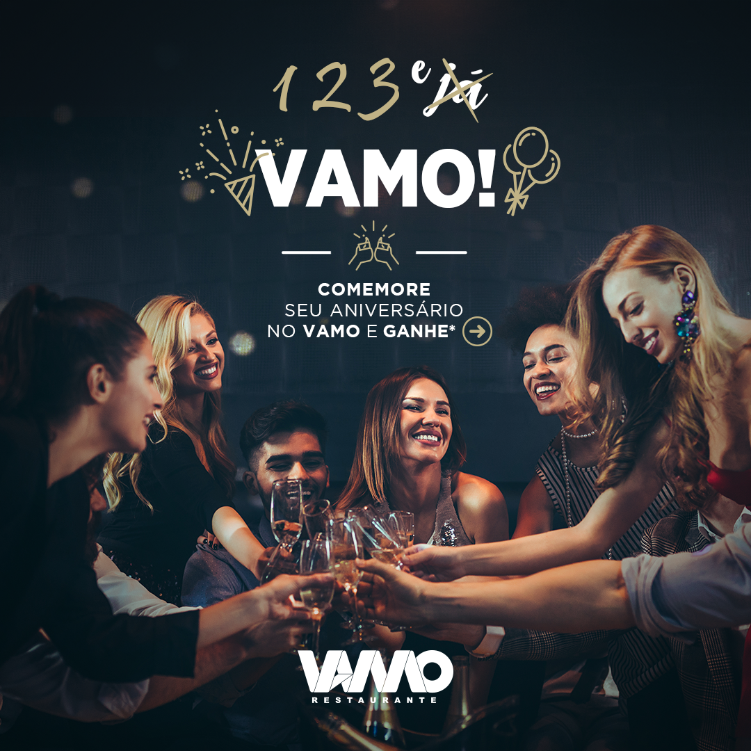 VAMO de Comemoração - VAMO Steak Bar